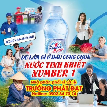 Nước suối Number 1 chai 500ml (24 chai), giao sỉ và lẻ giá rẻ
